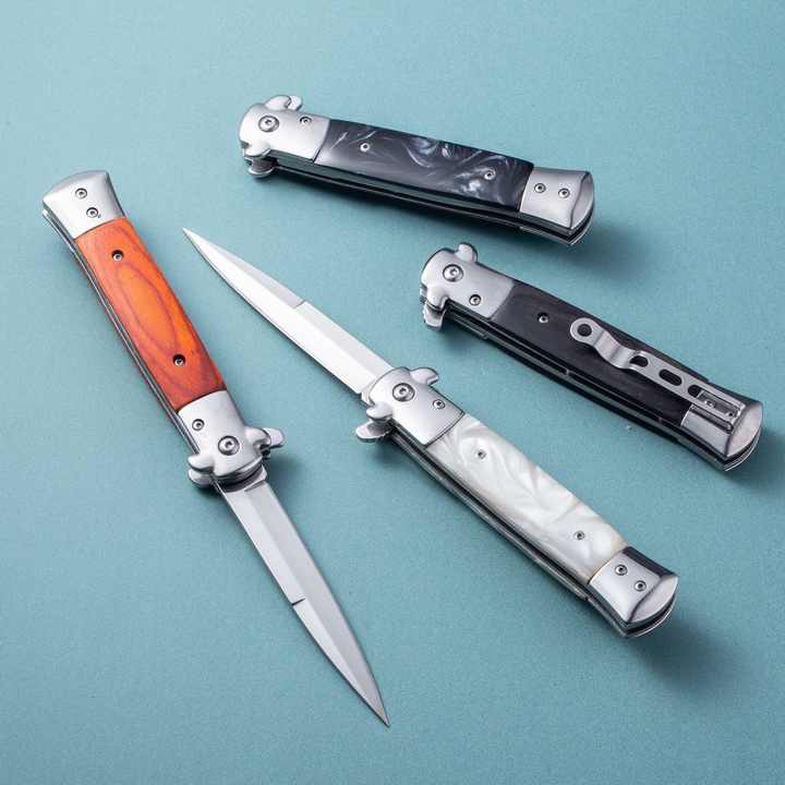 LC Muti Color Italian Folding Knife - Outdoor Survival Tool