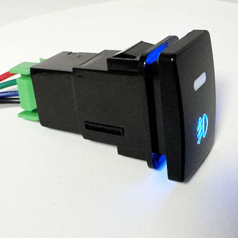 WH Push Button Blue LED On/Off Switch Plug Wire for 2013-2015 Toyota ...