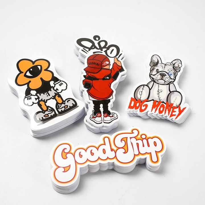 Customizable Cartoon Waterproof Stickers by Company Design Labels