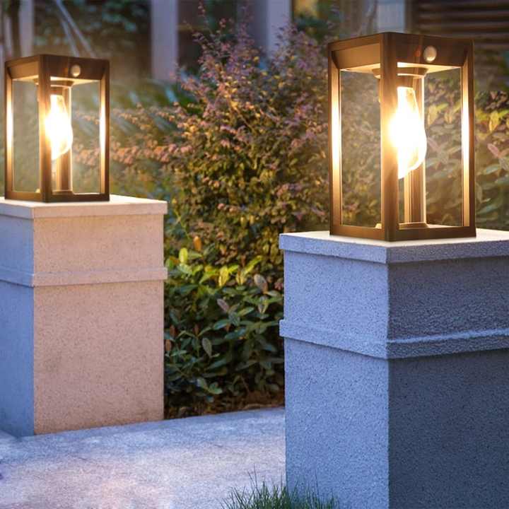European Design Gate Pillar Lights - Waterproof & Efficient