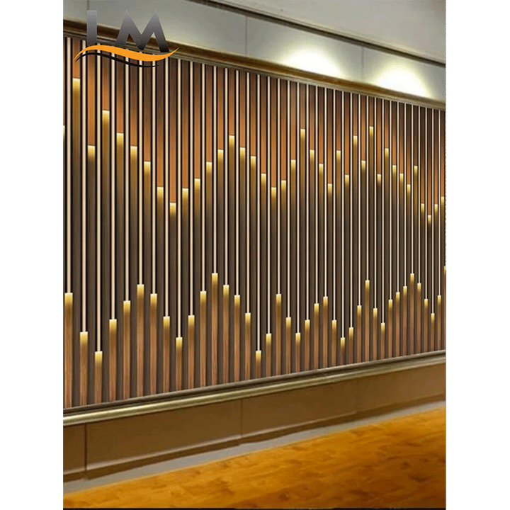 Modern WPC Wall Panel Interior Decorative Lamp Bead Wpc Wall Panel ...