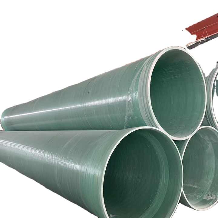 High Strength Round FRP Fiberglass Pipe - Customized Sizes