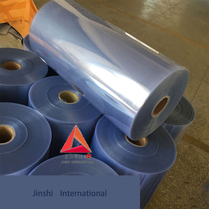 JINSHI Clear Rigid PVC Film Sheets Blue Tinted Color in Roll| Alibaba.com