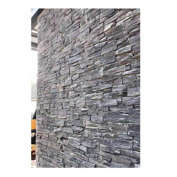 Exterior Wall Cladding Tiles - Grey Slate Natural Stone