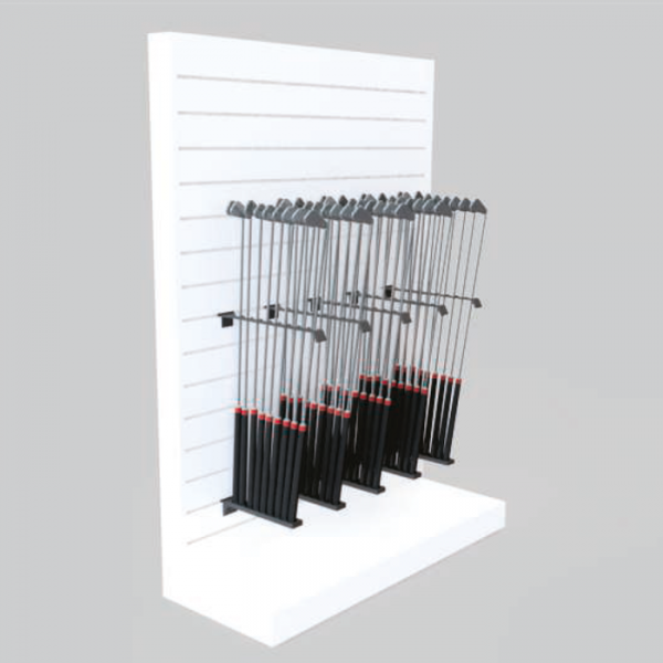 Golf club displayer with 9 /14 supports golf club display rack floor ...
