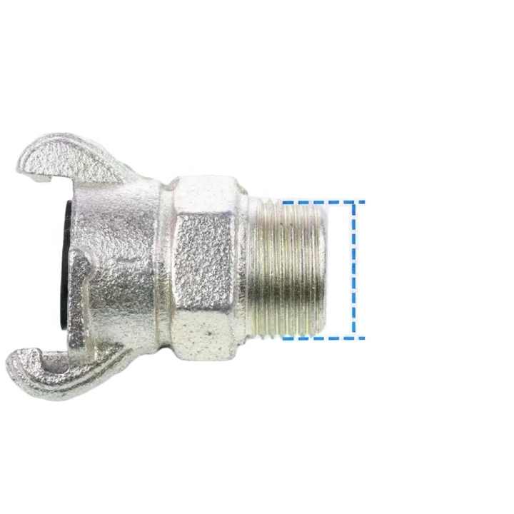 Durable Silver Claw Quick Connector Chicago Coupling for Air Hose Male ...