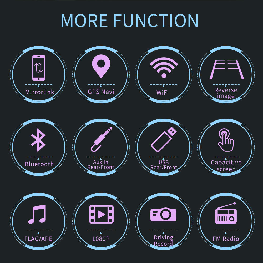 TOPSOURCE 1 Din Android 10 Car Radio With 7" Screen Cancel GPS Navigation Radio Car Stereo BT ...