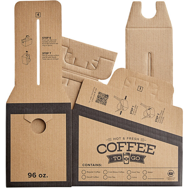 3 Gallon Bag in Box to Go Beverage Disposable Coffee Box Milk Wine ...