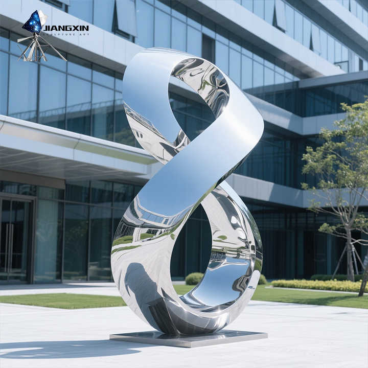 Large - Scale LED - Integrated Stainless Steel Sculpture, Urban ...