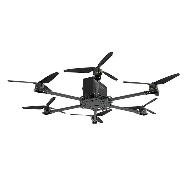 17 Inch Carbon Fiber FPV Drone Kits with 1000m Remote Control Six-axis ...