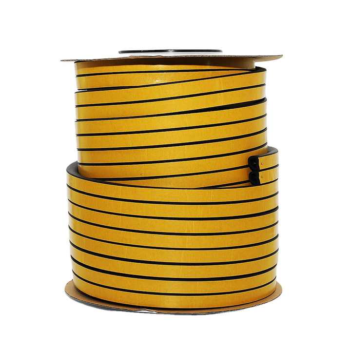 3M Adhesive EPDM Rubber D Shape Door Seal - Weather Strips