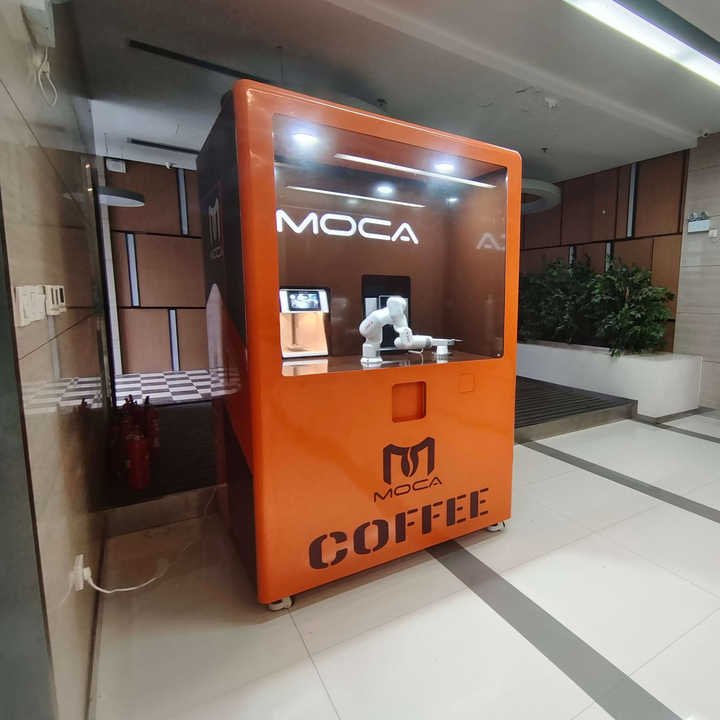 Vending Kiosk with Robotic Arm Coffee Machine - 3000W
