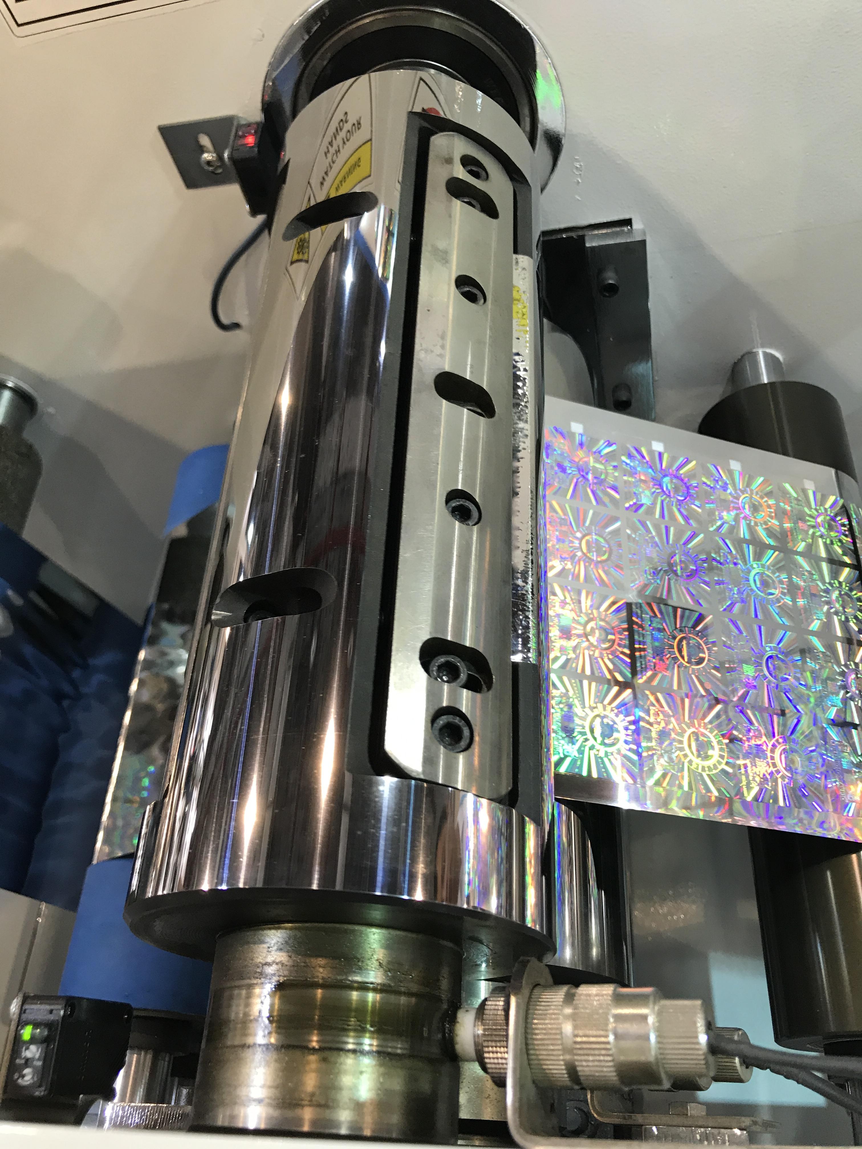 Fully automatic 3D holographic label printer holographic sticker ...