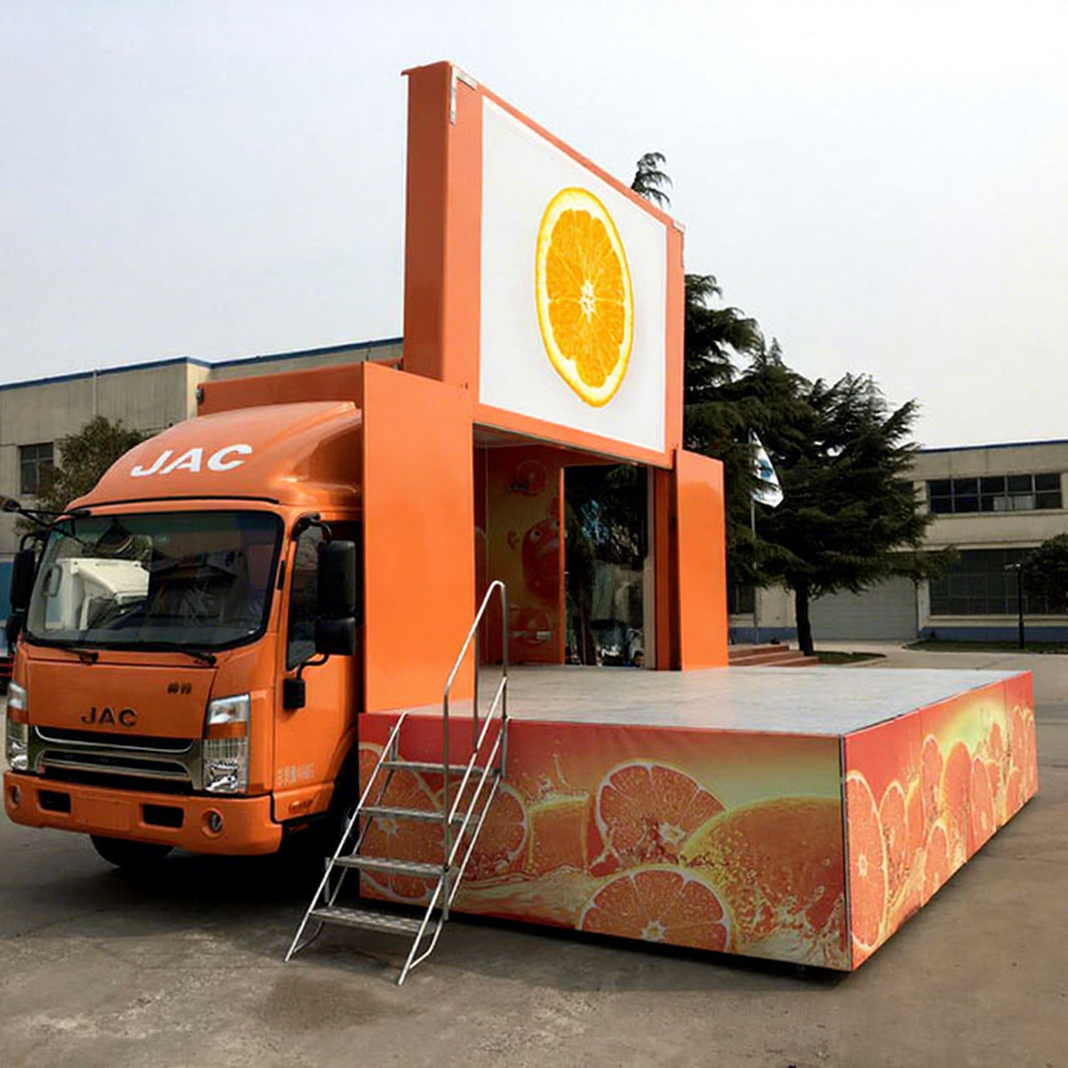 6m Long Hydraulic Fast Set up Roadshow Stage Truck SL15 for Roadshow ...