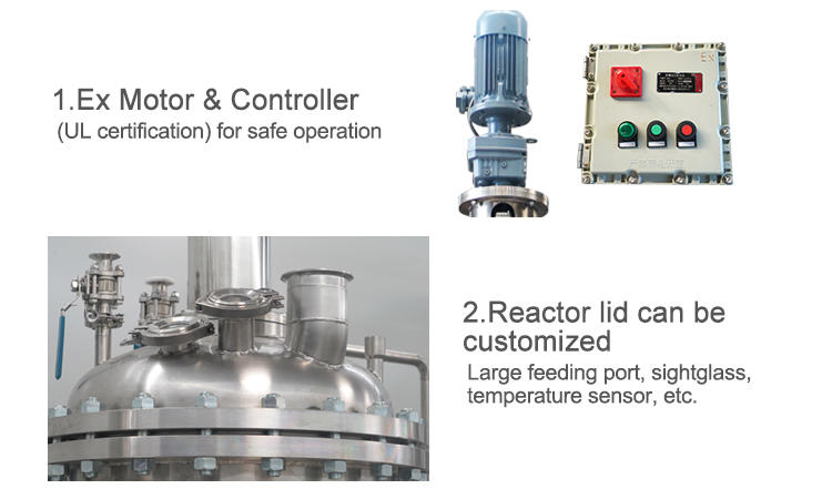 100L Continuous Stirred Tank Crystallization Reactor Crystallization ...