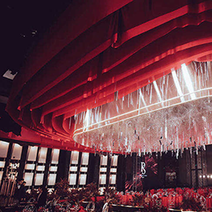 Romantic Wedding Ceiling Drape for Pipe & Drape Events - OEM