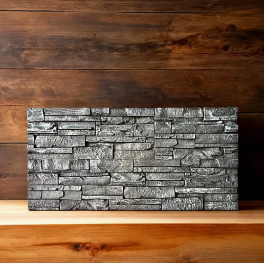 2025 New Design Artificial Stone Stacked Stone PU Stone 3D Wall Panel ...