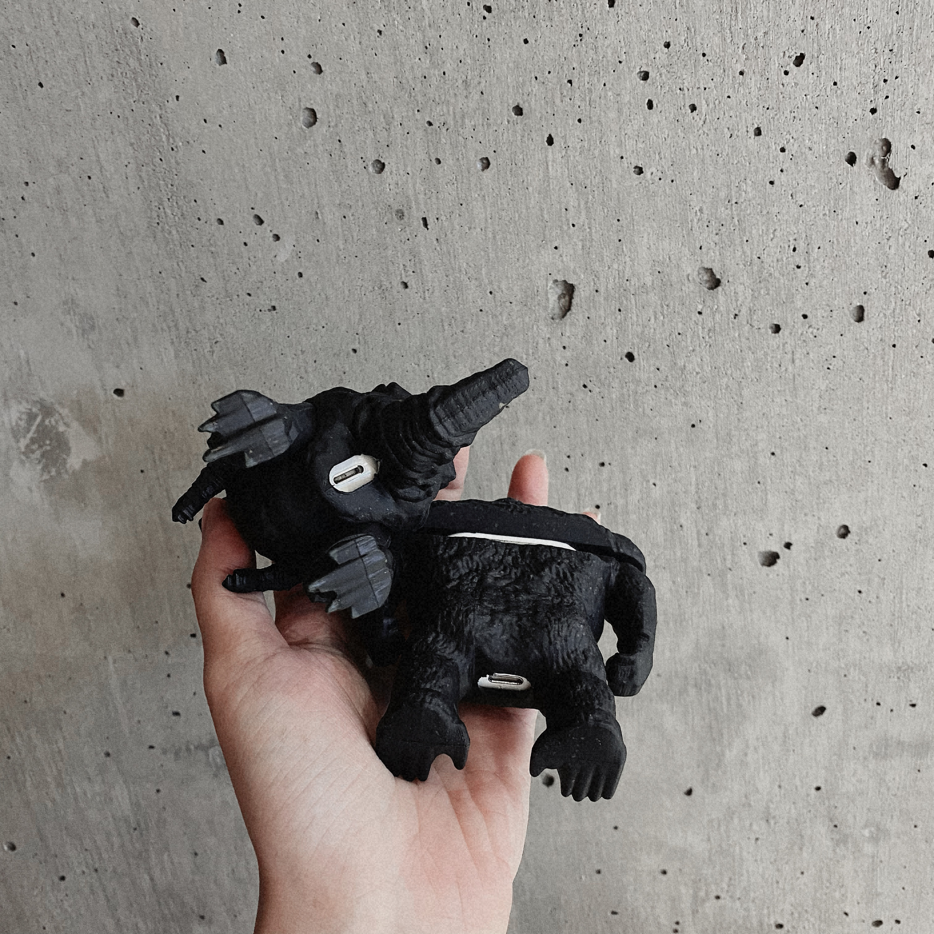 Protective and Stylish godzilla airpod case for Optimal Headphone Care