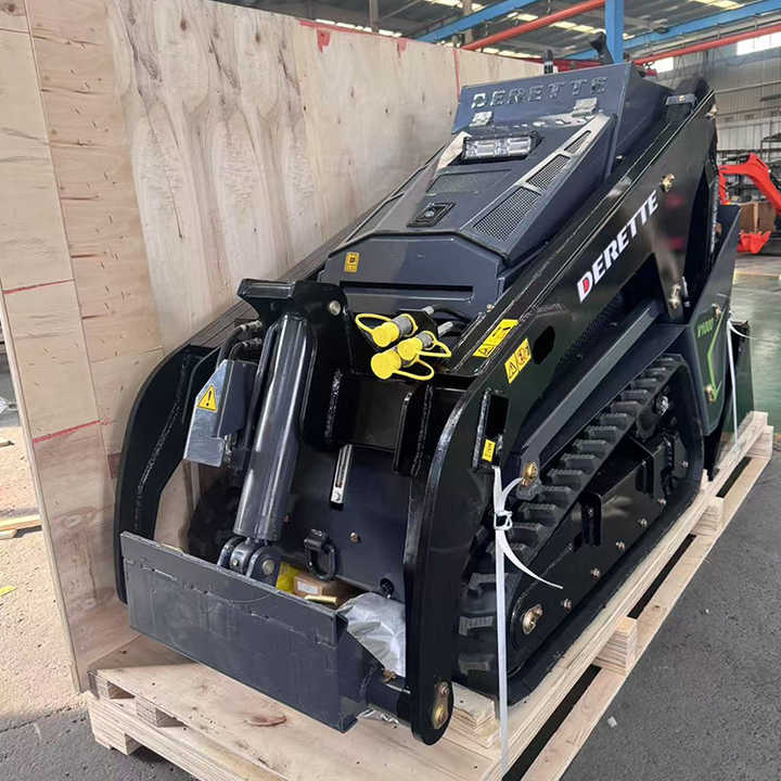 Kubota Engine Powered Derette V1000 Mini Skid Steer Loader