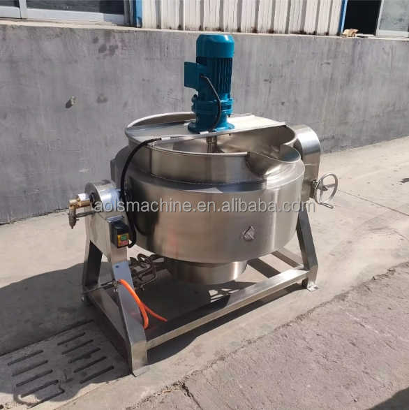 Industrial Stainless Steel Nut Gas Cooking Stir Fry Mixer