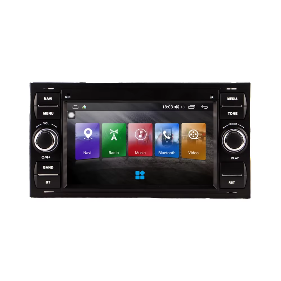 7 Inch Touch Screen Android Car Radio DVD Player for Ford Head Unit Car ...