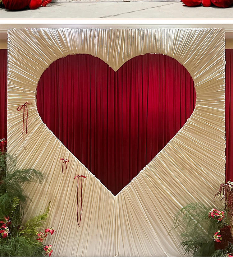 New Stage Backdrop Arrangement Wedding Props Wedding Hall Decoration ...