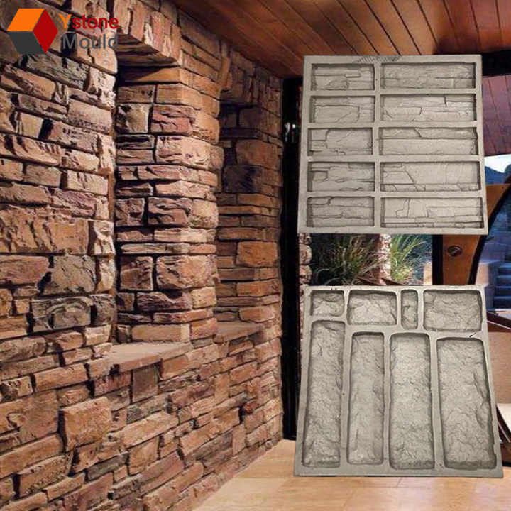 Cast Concrete Stone Veneer Molds for Decorative Bricks