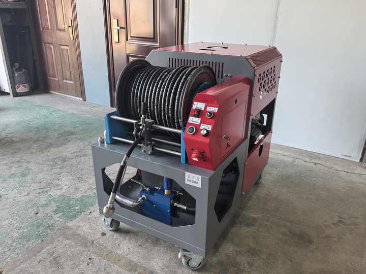 200bar 85LPM Industrial Pump Pipe Sewer 37HP Gasoline High Pressure Washer Water Jetting Cleaner ...