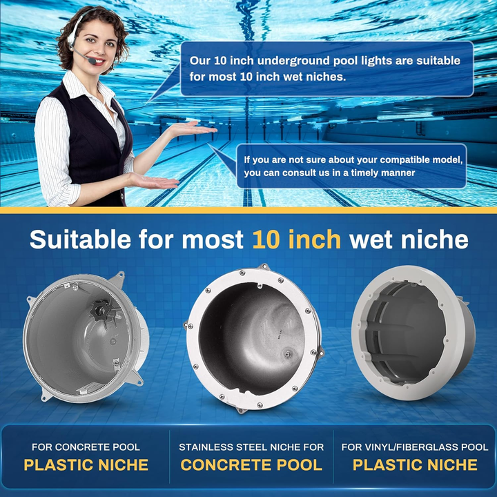 Pentair Hayward LED Pool Light Bulb 120V RGB Replacement Pool Lamp - OEM