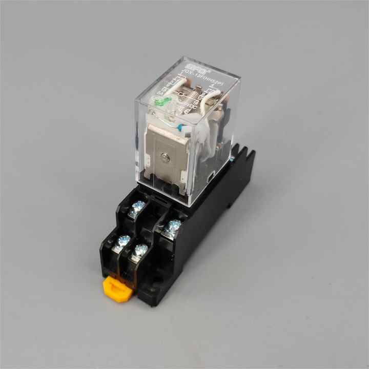 MY2P HH52P MY2NJ Relay Coil General DPDT Micro Mini Electromagnetic Relay Switch with Socket ...