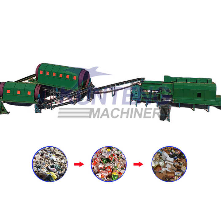 Efficient Urban Solid Waste Sorting Line - KUNTENG Solutions