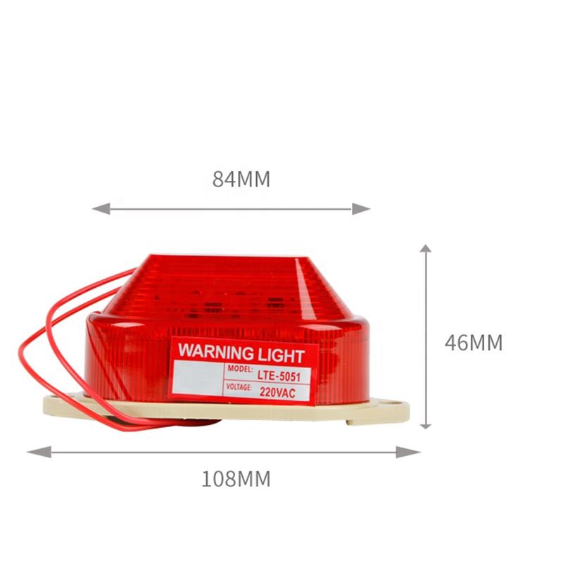 LTE-3051 Small Warning Light Silent Strobe LED LTE-5051 Stroboscopic ...