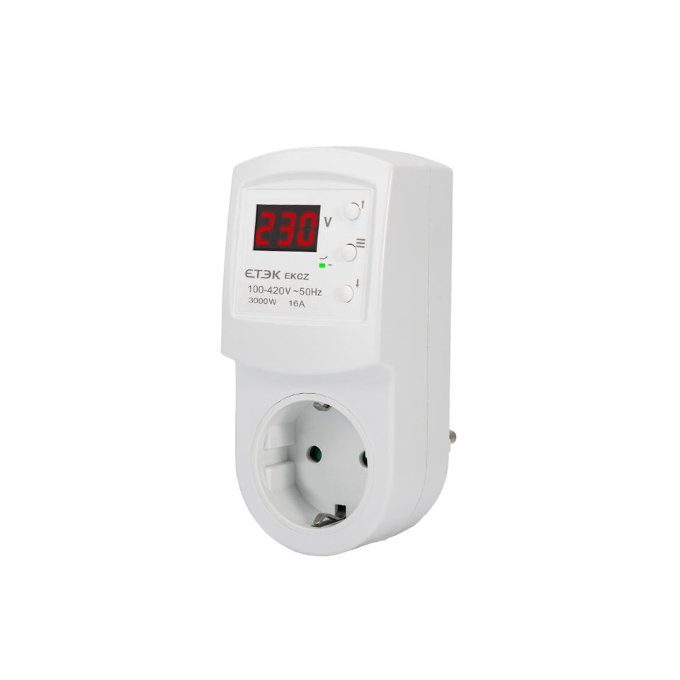 ETEK 16A Multifunctional Refrigerator Plug Socket with Voltage ...