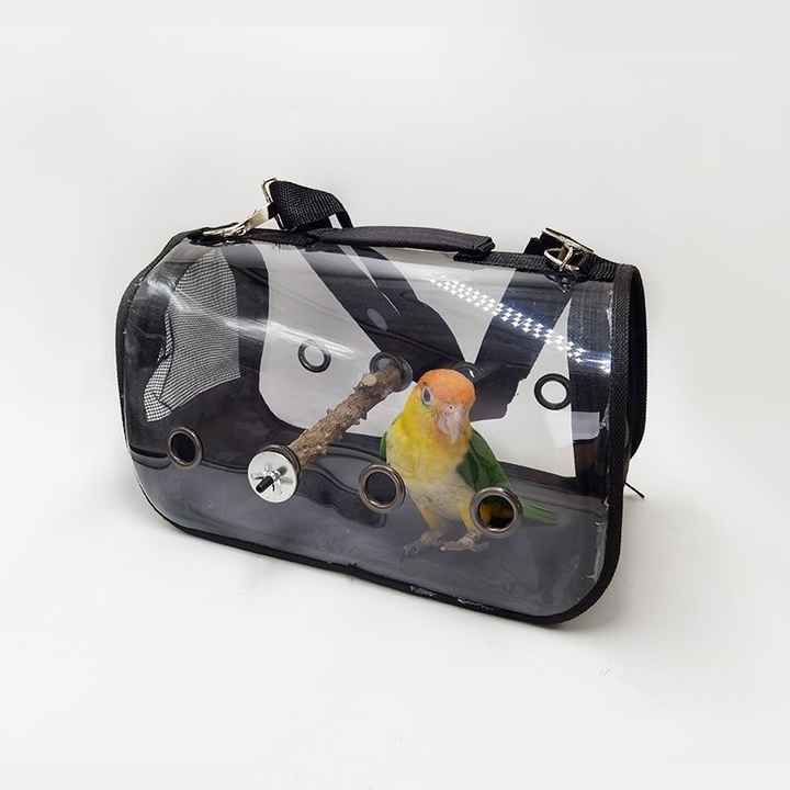Bird Outdoor Carrier Bag Parrot Transparent Bag Pet Portable Package ...