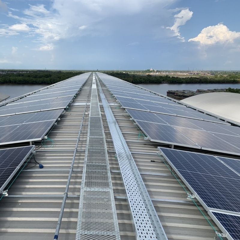 Sunforson Supply Galvanized Steel Walkway for Panel Maintenance
