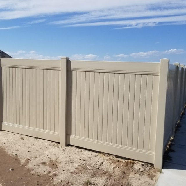 6Ft PVC Eco-Friendly Outdoor Vinyl Fence Panel for Gardens