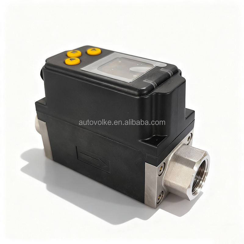 1 Inch High Accuracy Digital Vortex Flow Meter 24VDC with 4-20mA Output RS485 Modbus OEM for ...
