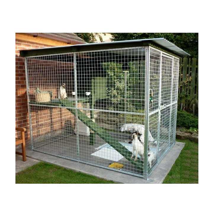 Heavy Duty Eco-Friendly Outdoor Cat House & Metal Catio, OEM