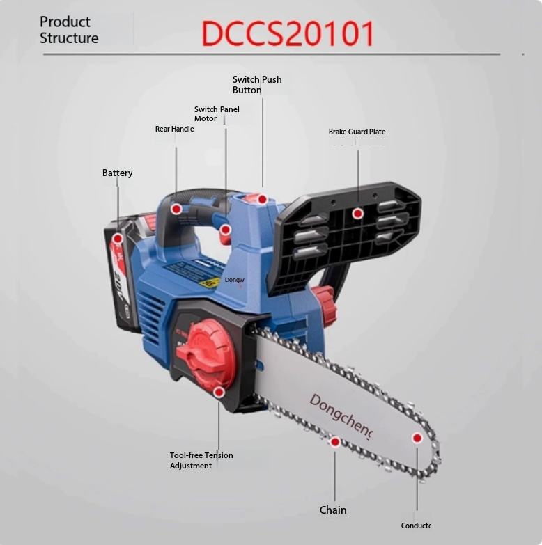 Charging Cordless Electric Chainsaw Brushless Lithium Battery One ...