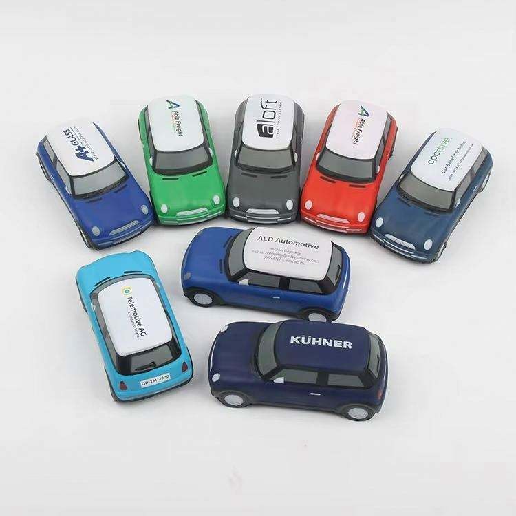 Mini Car Shaped Stress Ball Cooper Antistress Toy for Promotion Gift ...