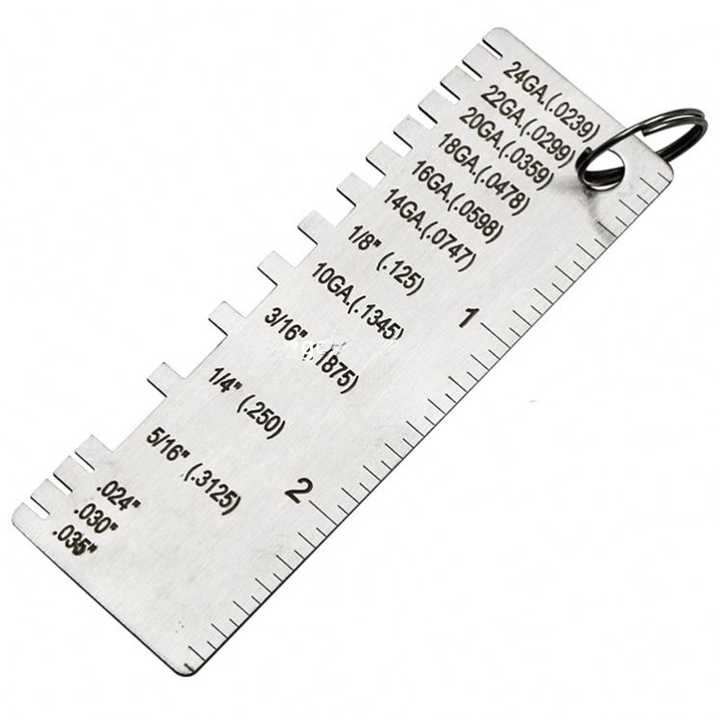 Weld measuring scale thickness gauge weld inspection gauge tool ...