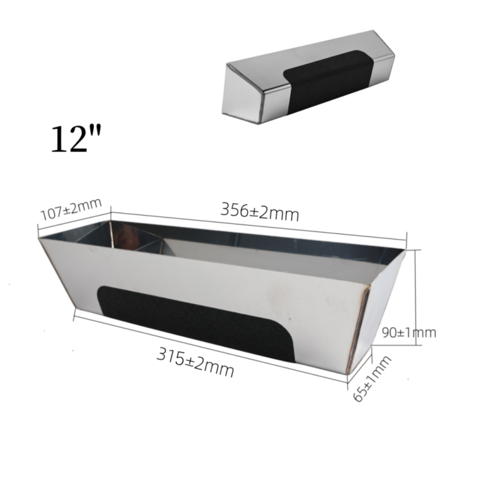 12" Professional Grade Heli-Arc Welded Stainless Steal Drywall Taping ...