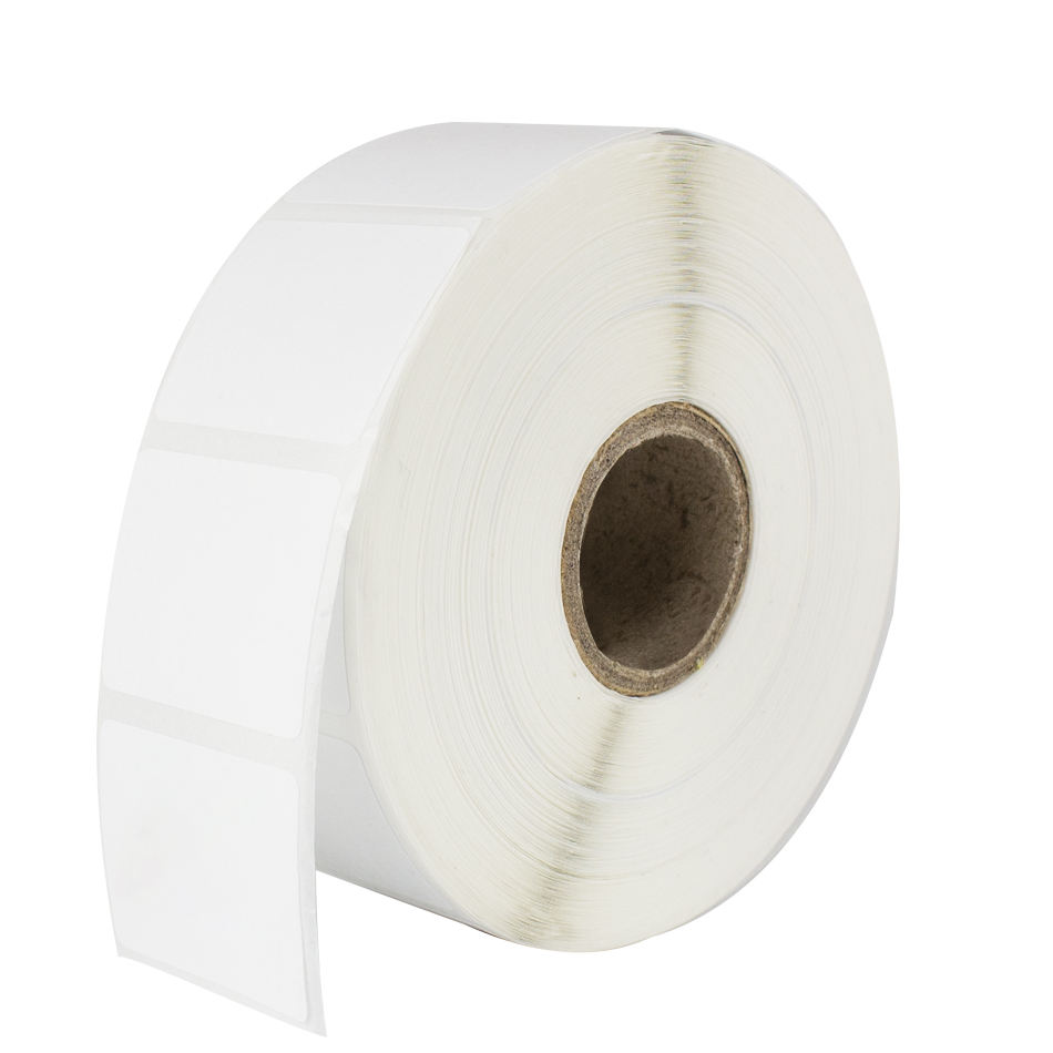 White 75mmx75mm Direct Thermal Synthetic Label Self Adhesive Paper ...