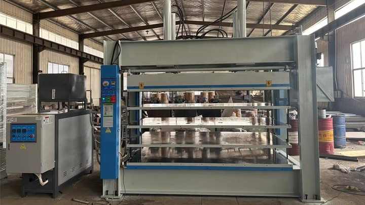 PE PP Plastic Sheet Press Board Hot Plastic Machines