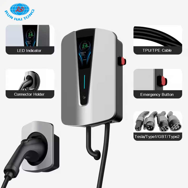 RHT New 11KW 7KW Wall-mounted EV Charging Station CCS Interface ...