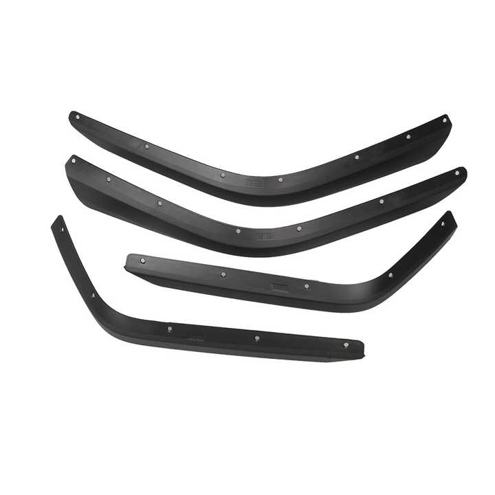 4pcs Black ABS Fender Flare Widening Trim Extension Strip for Jeep ...