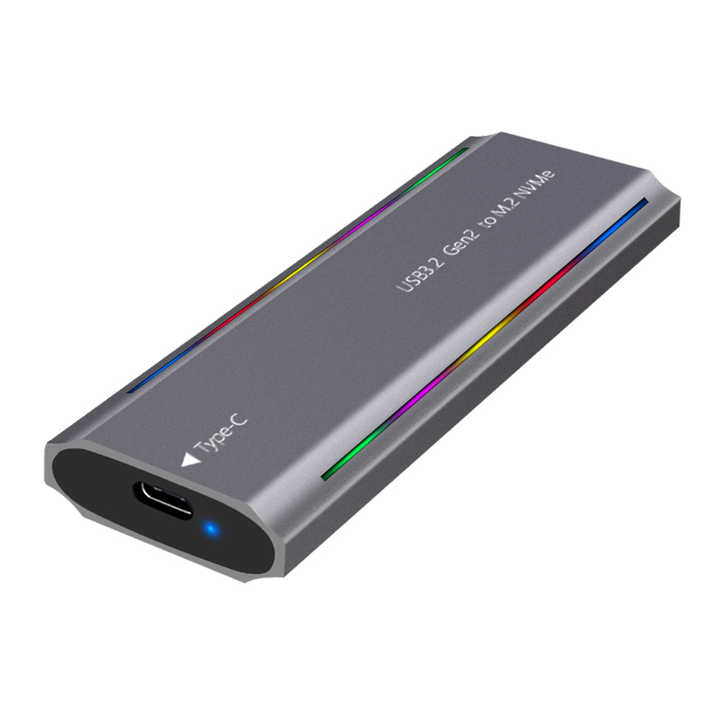PCIe M.2 NVME SSD External Enclosure case Support up to 4TB 2230 2242 ...
