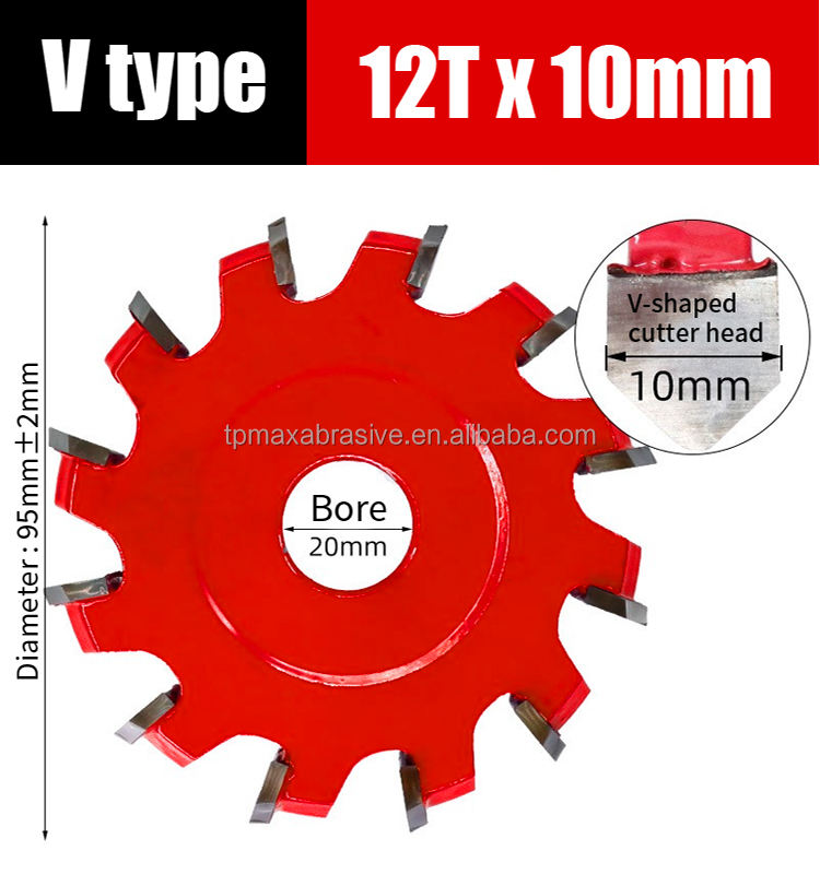 90 Degree 12T Aluminum Composite Panel Cutting Blade U-Shaped V-shaped ...