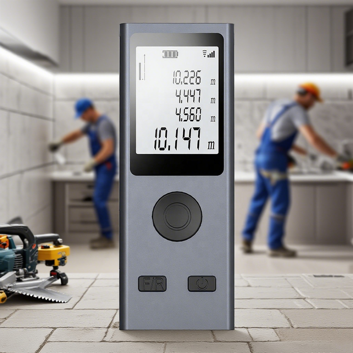 50M Laser Distance Meter Electronic Level Digital Rangefinder Measure ...