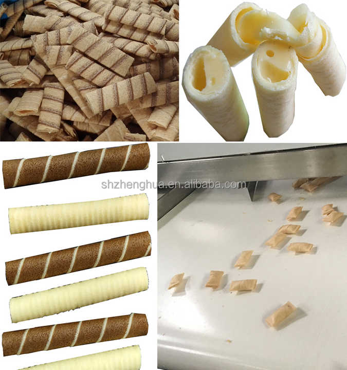 Automatic ZH Crispy Cigar Egg Roll Wafer Stick Machine